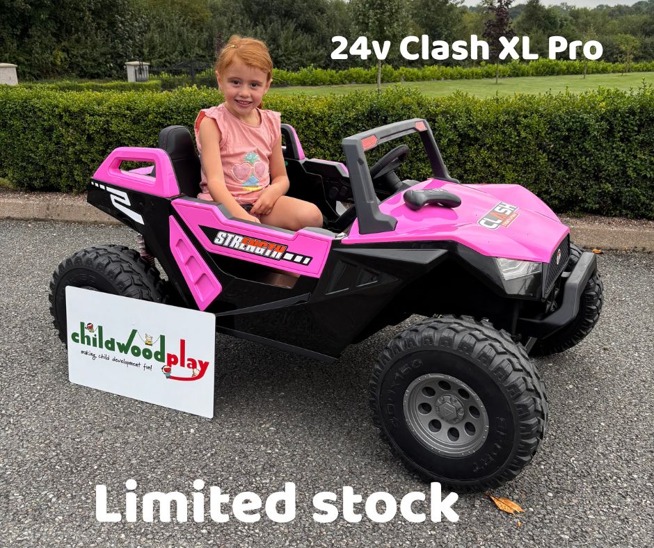 Electric Ride On 24v Clash XL Pro® Pink Ride on Buggy - 4 Wheel Drive ...