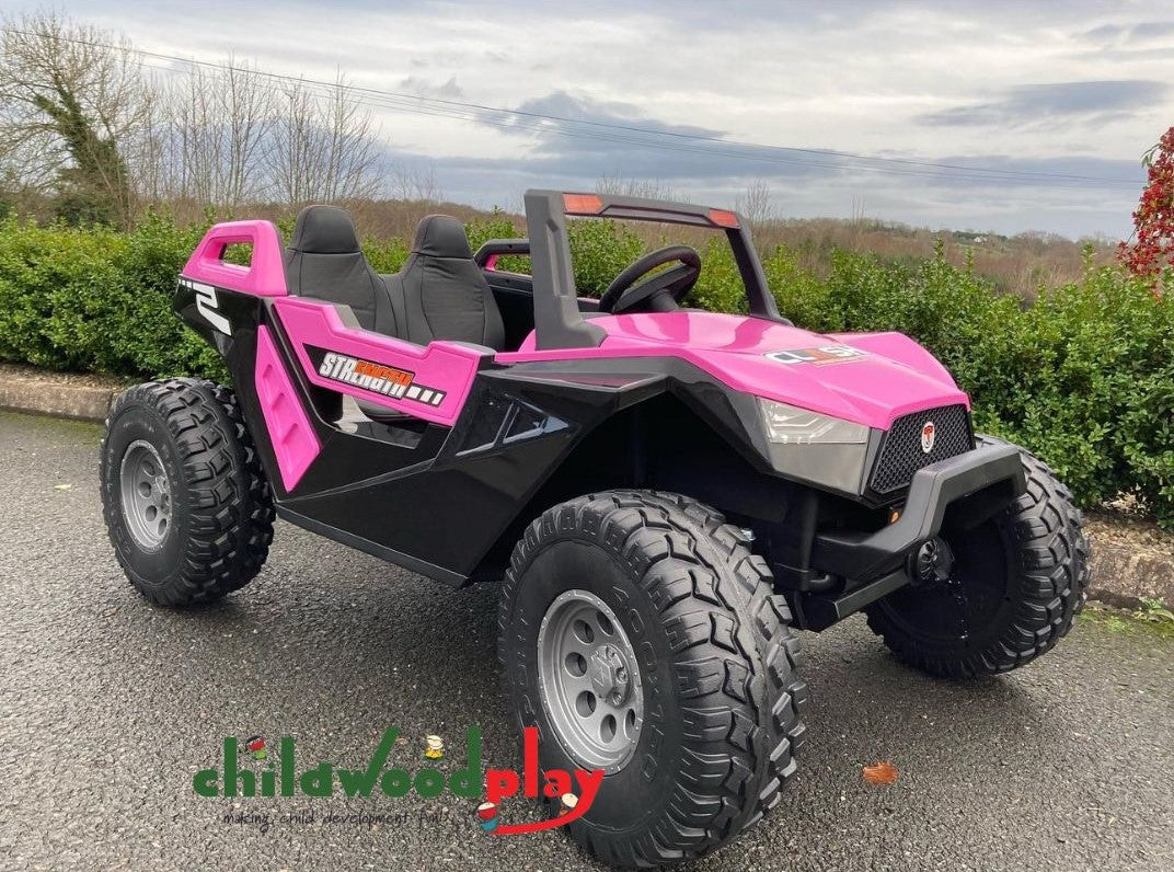 Electric Ride On 24v Clash XL Pro® Pink Ride on Buggy - 4 Wheel Drive ...